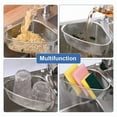 BUTTERFLY- Sink Triangle Corner Drainer Basket, Stainless Steel, Mesh ...