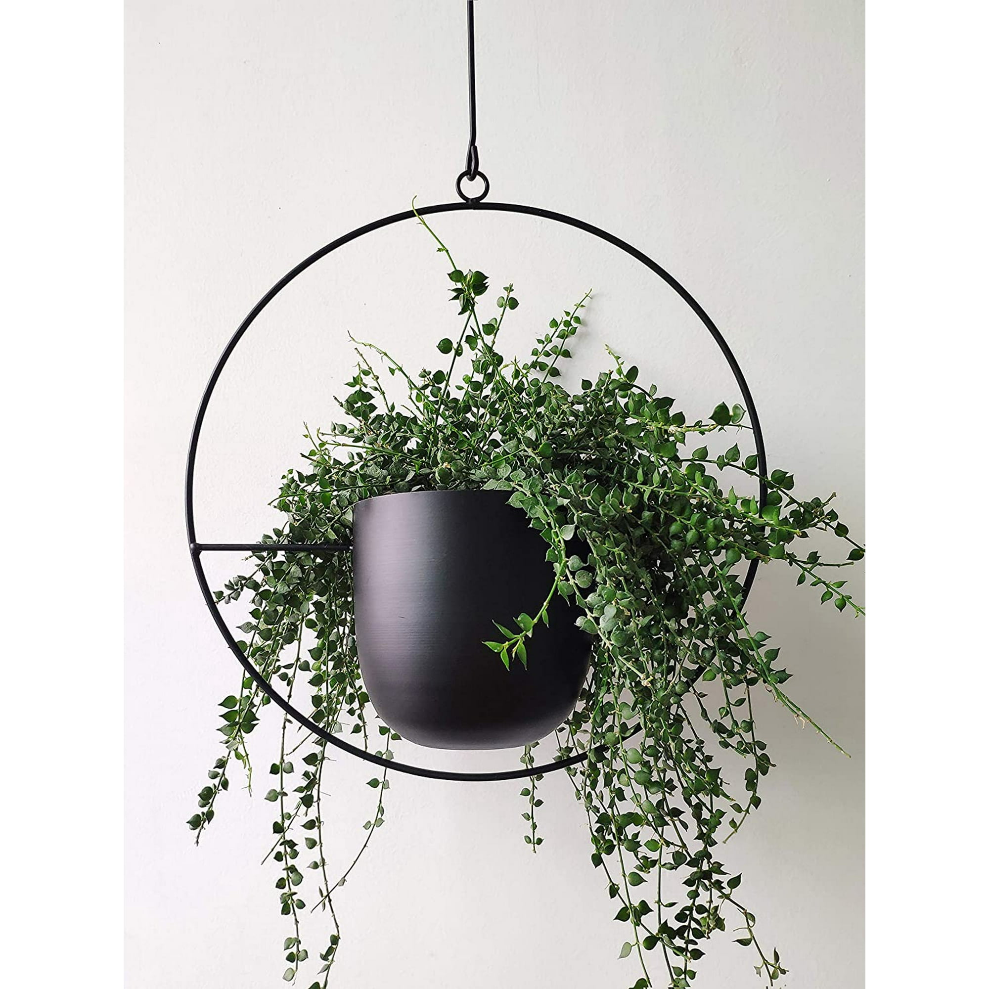 Click here for Siabc-Boho Black Metal Plant Hanger metal Wall And... prices