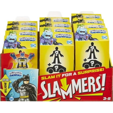 Imaginext DC Super Friends Slammers Batmobile & Mystery Figure Set ...