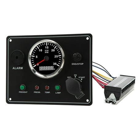 Engine Speedometer Panel, Stepper Motor High 0-3000RPM Shock IP67 ...