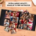 Photo Album 4x6 1000 Pockets, Extra Large Capacity Linen Cover with ...