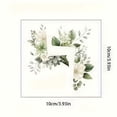 Artistic White Flower Leaf Switch Sticker - Elegant Self-Adhesive ...