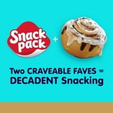 Snack Pack Cinnabon Bakery Inspired Flavored Pudding Cups, 3.25 oz. 6 ...
