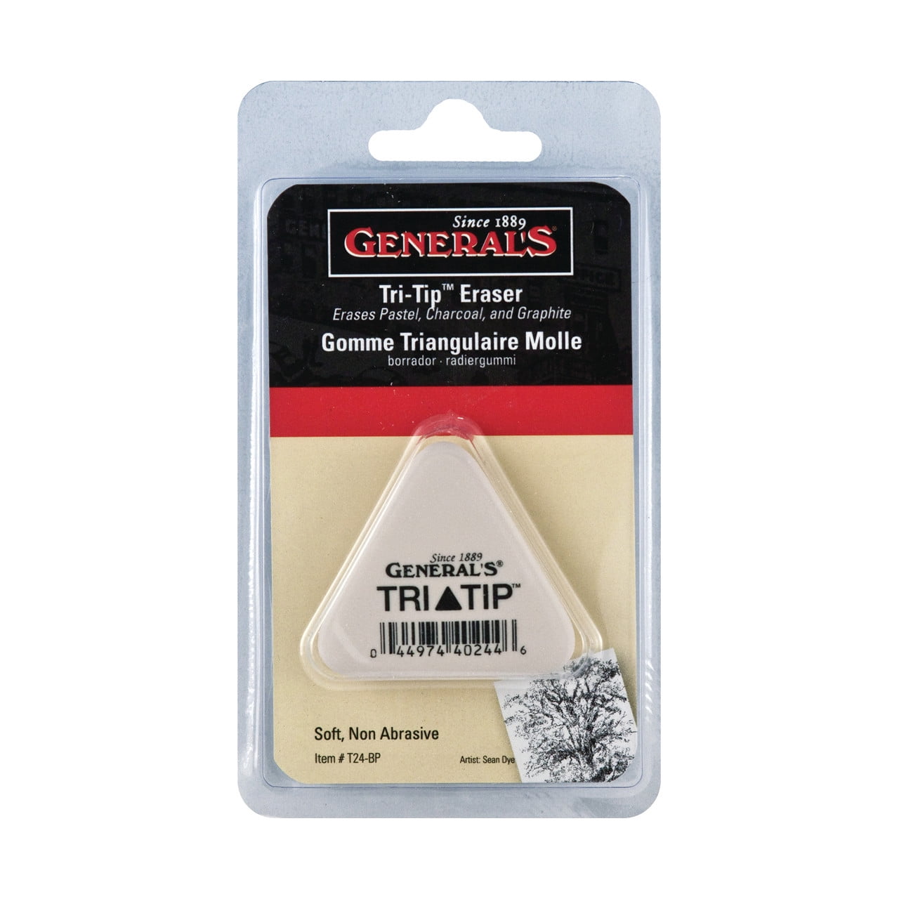 General Pencil Tri-Tip Eraser - Walmart.com - Walmart.com
