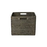 Kouboo Loma Decorative Square Rattan Storage Basket With Handles ...