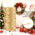 PALINO 2026 New 2 Rolls Metallic Twine,656 Feet Gold Twine,Glitter Gold ...