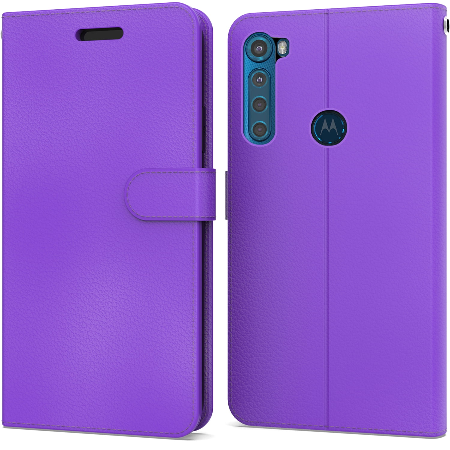 CoverON Motorola Moto One Fusion Plus Wallet Case, RFID Blocking Vegan ...