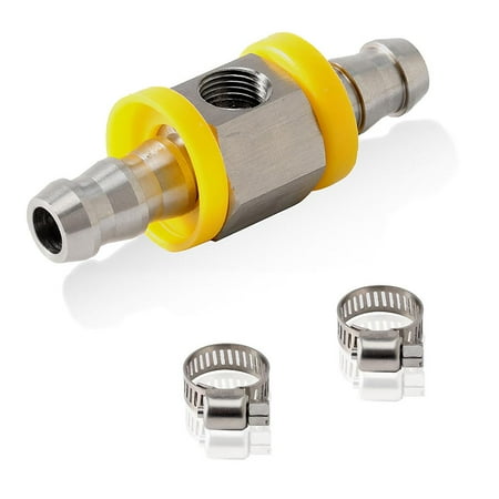 3/8 Fuel Pressure Barbed Push Lock T-fitting Adapter Universal Fuel ...