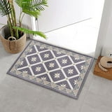 "AMIDA Indoor/Outdoor 24""x36"" Machine-Woven Chenille Doormat, Non ...