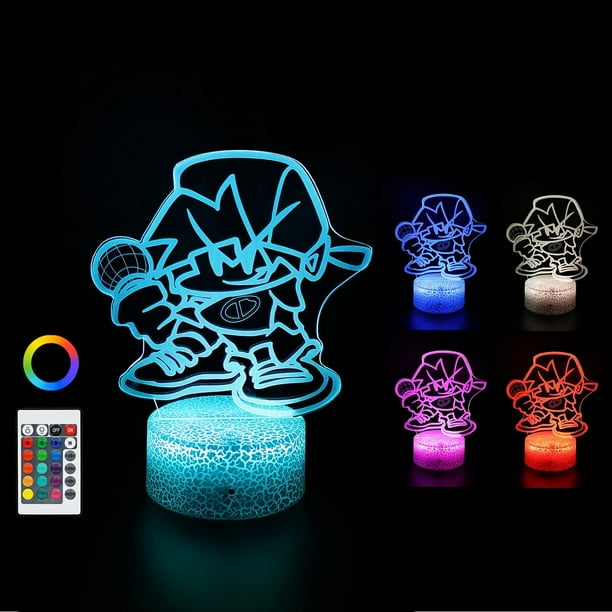 FNF Friday Night Funkin Smart Led Night Lights, Lampe de table 3D ...