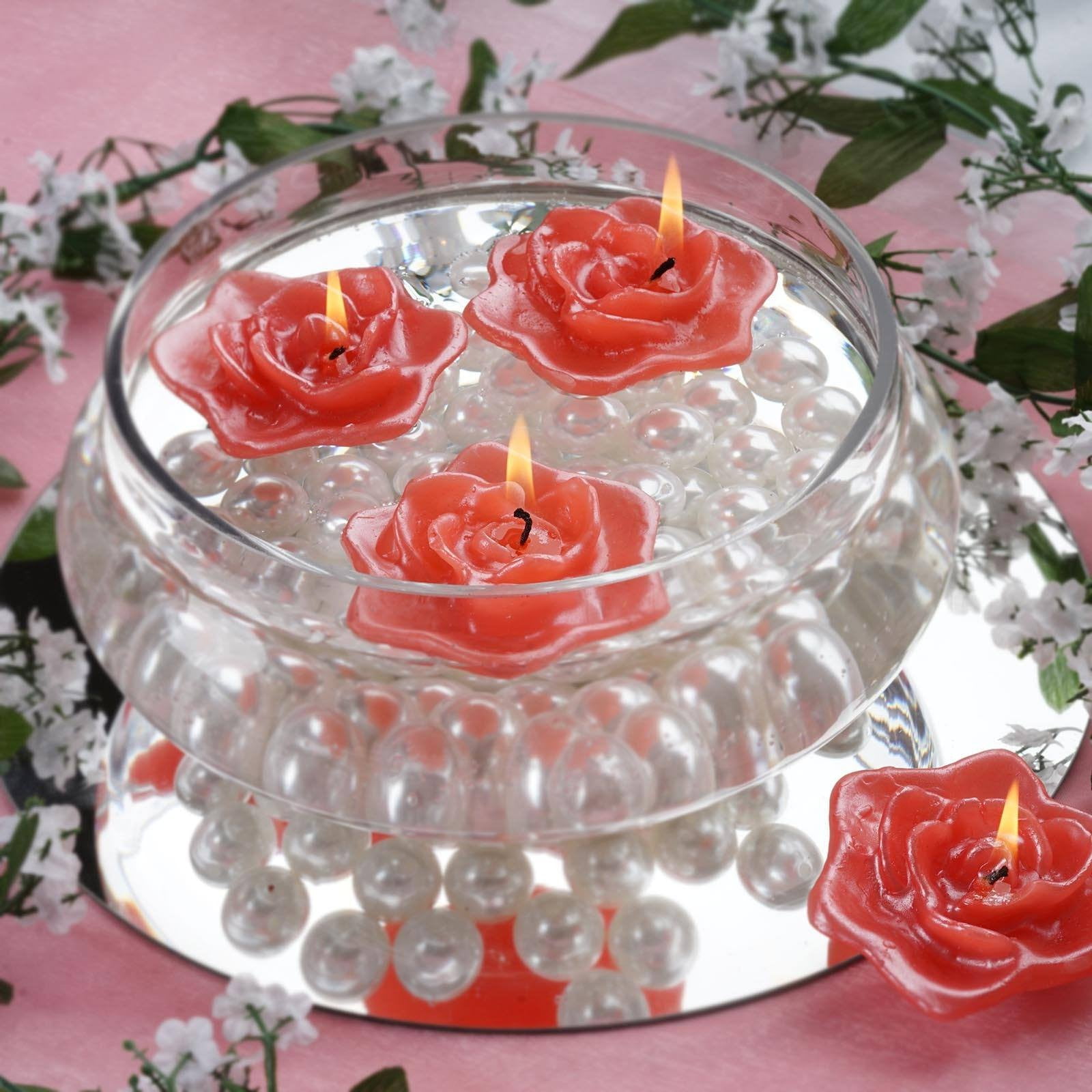 Rose Petal Centerpieces