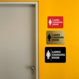 Signs ByLITA Classic Framed Ladies Changing Room Sign (Blue) - Medium ...