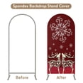 4FT Arch Backdrop Covers, Christmas Elk Wedding Arch Cover Stretchy ...
