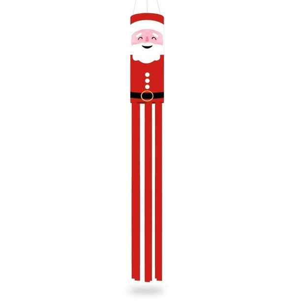 freestylehome Windsock Christmas Santa Claus Wind Sock Front Porch Home ...