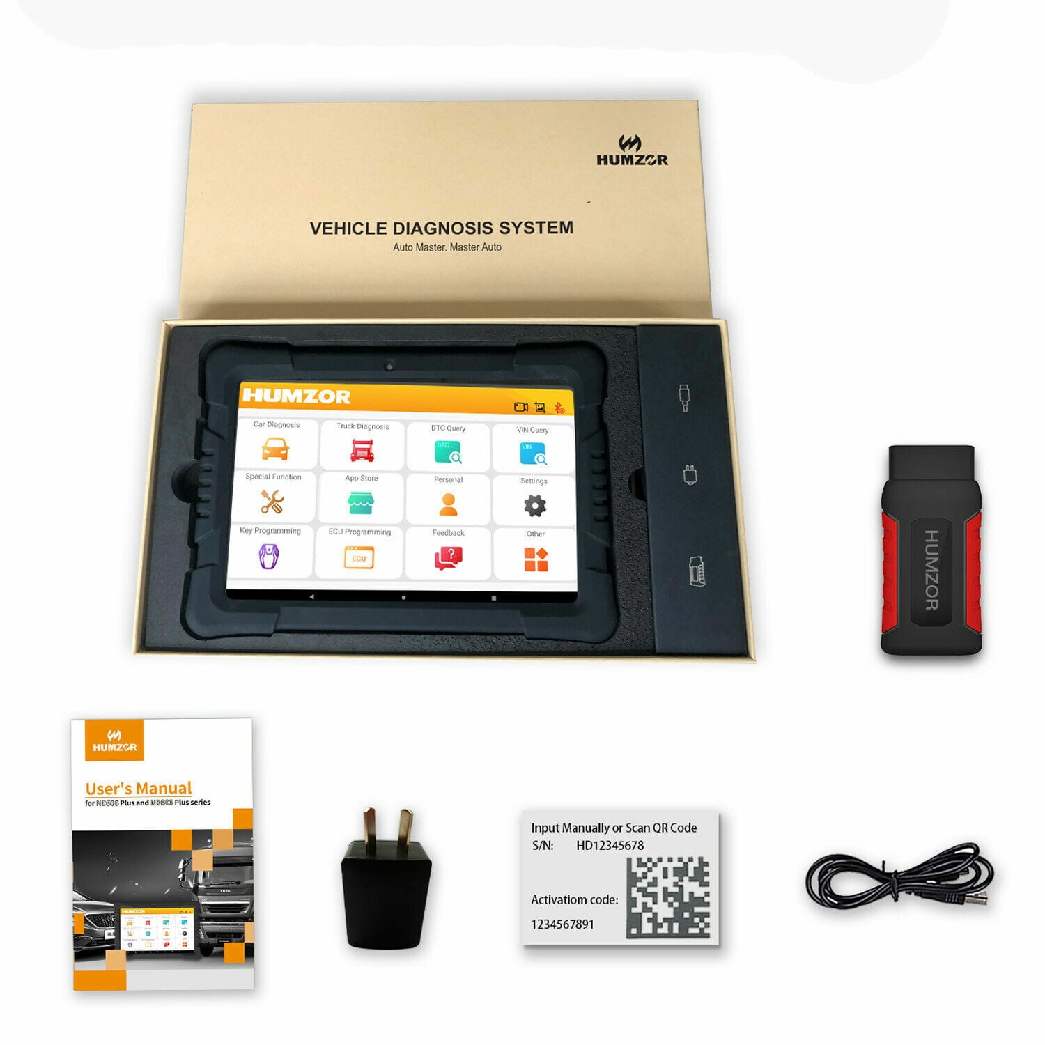 K3 Heavy Truck OBD2 Scanner Automotriz Car Bluetooth Full System ...