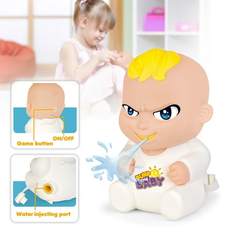 Burp Baby Doll with Water Injection Port Kids Interactive Toy Early ...