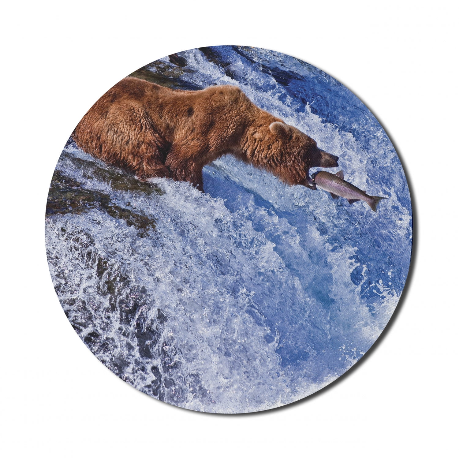 Nature Mouse Pad for Computers, Grizzly Bear at Katmai National Park ...