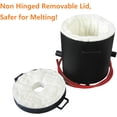 LSMIITTH 25KG(55LBs) Large Propane Smelting Furnace Kit with Crucible ...