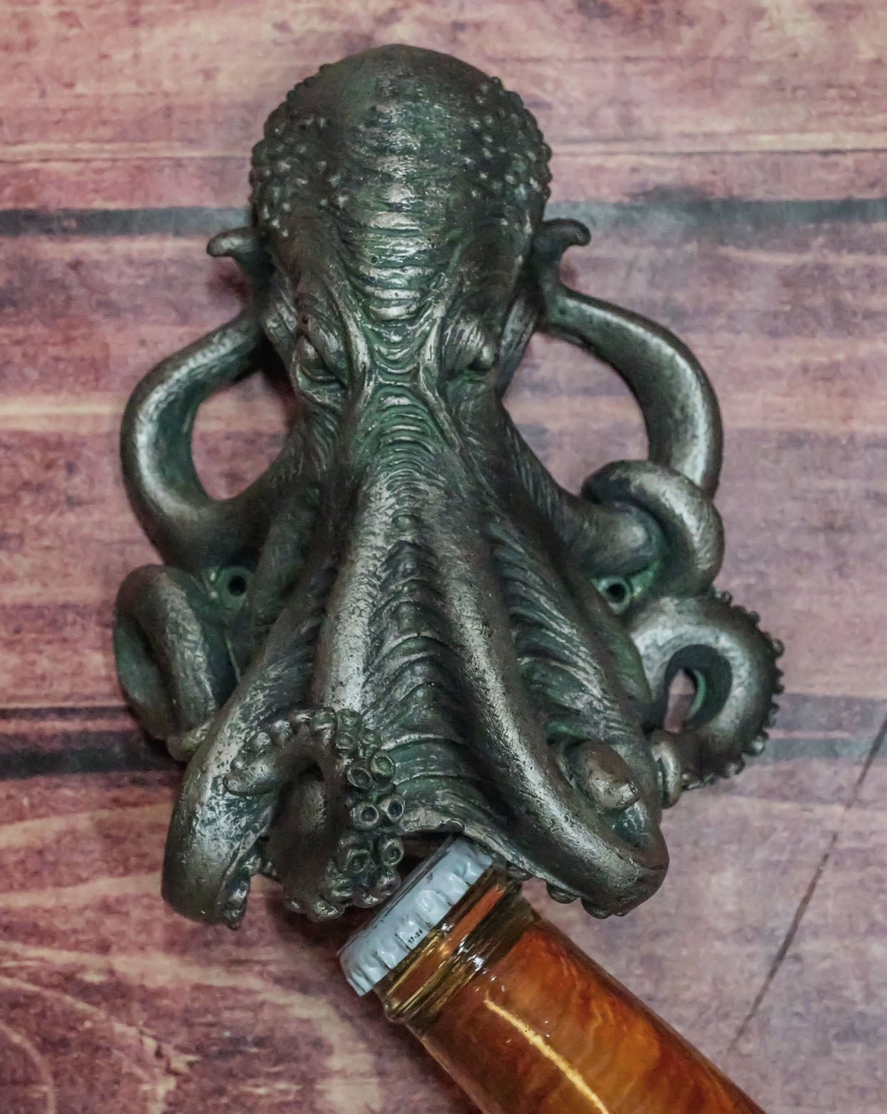 Colossal Sea Monster Cephalopod Octopus Kraken Beer Soda Wall Bottle ...