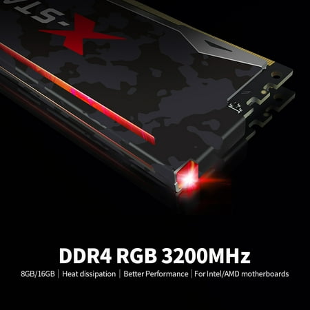 X-Star DDR4 RGB RAM 3200MHz Desktop Memory 260 Pin Less Power ...