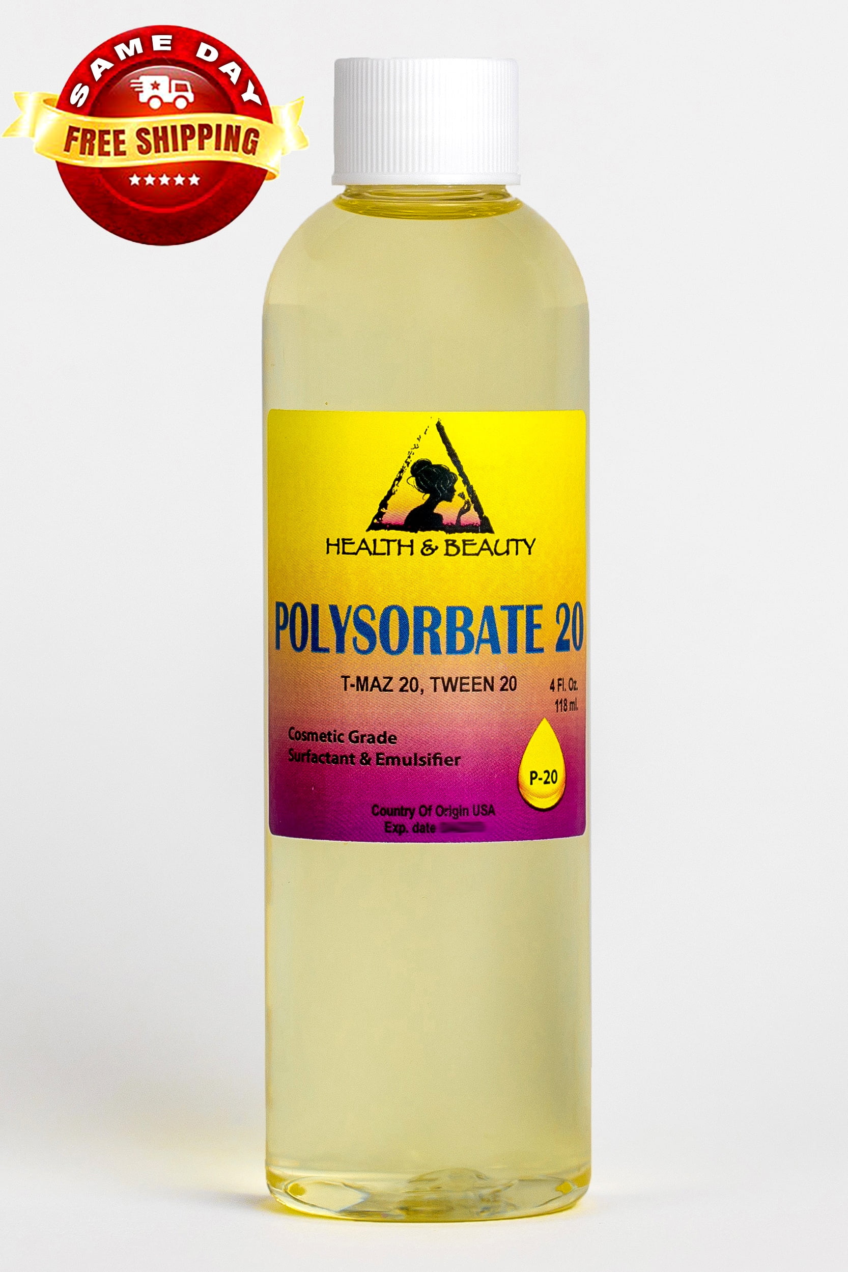 POLYSORBATE 20 T-MAZ 20 TWEEN 20 SOLUBILIZER SURFACTANT & EMULSIFIER ...
