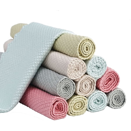 Microfiber Cleaning Cloth Fish Scale Microfiber Polishing Cleaning ...