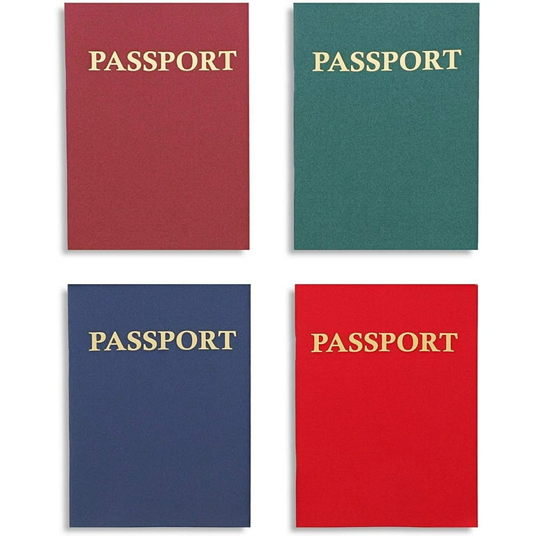 Blank Passport Cover Template