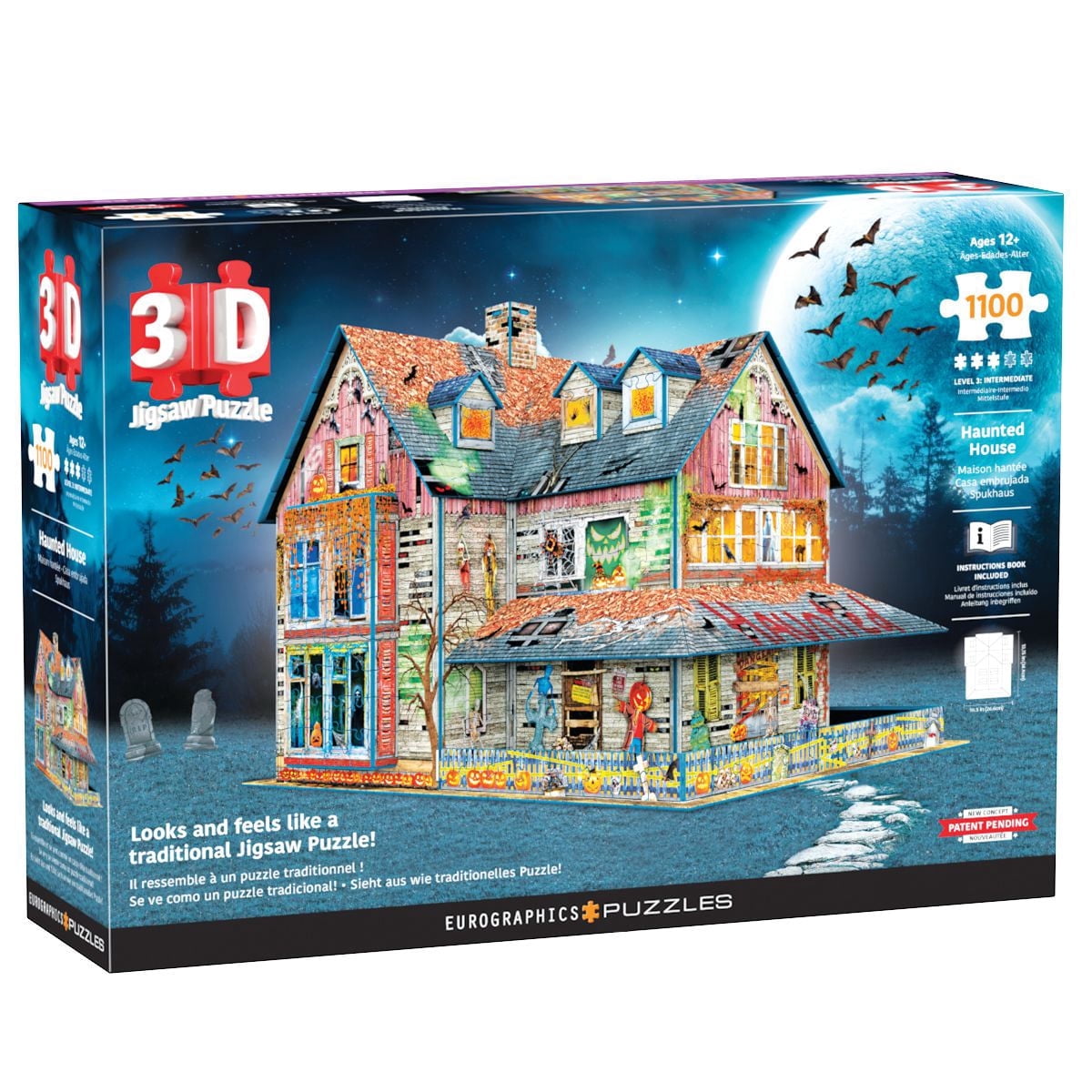 Click here for Eurographics Haunted 3d House 1100 Piece Puzzle prices