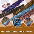 Uxcell Hair Strings for Braids (100m 1/8 Inch) - Metallic Hair Braiding ...