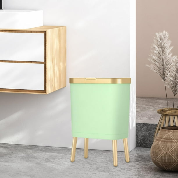 Cubo de basura para inodoro, cubos de basura con tapas superiores a ...