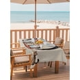 Cute Lucky Cat Rectangle Outdoor Tablecloth with Umbrella Hole Japanese ...