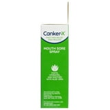 Canker-X Oral Pain Relief Spray for Inside-Mouth Sores Treatment, Fast ...