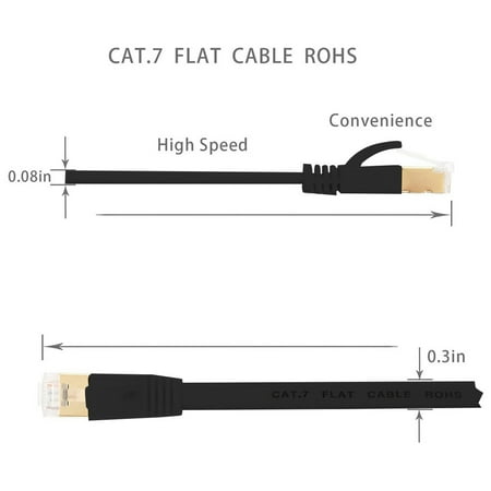 Cat7 Type Network Cable Home Office Hotel Flat cat7 internet Internet ...