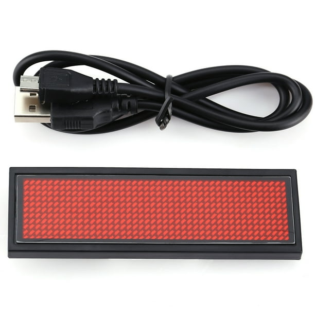 Samfox LED Nom Badge - 110-240V LED Scrolling Se Connecter Nom Badge ...