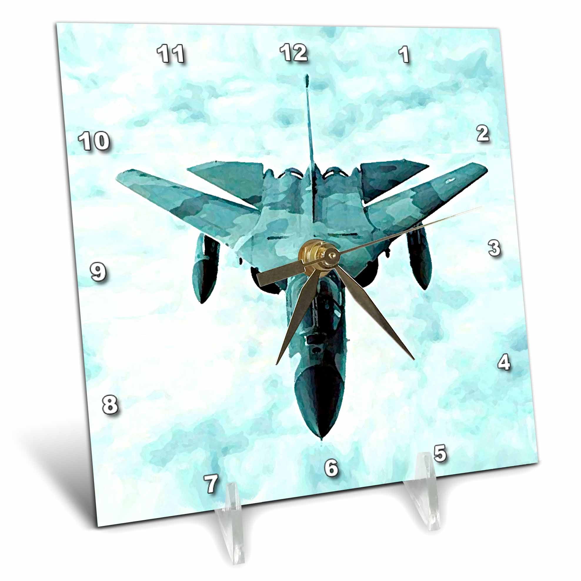 F-111 Bomber F111 6x6 Desk Clock dc-322-1 - Walmart.com