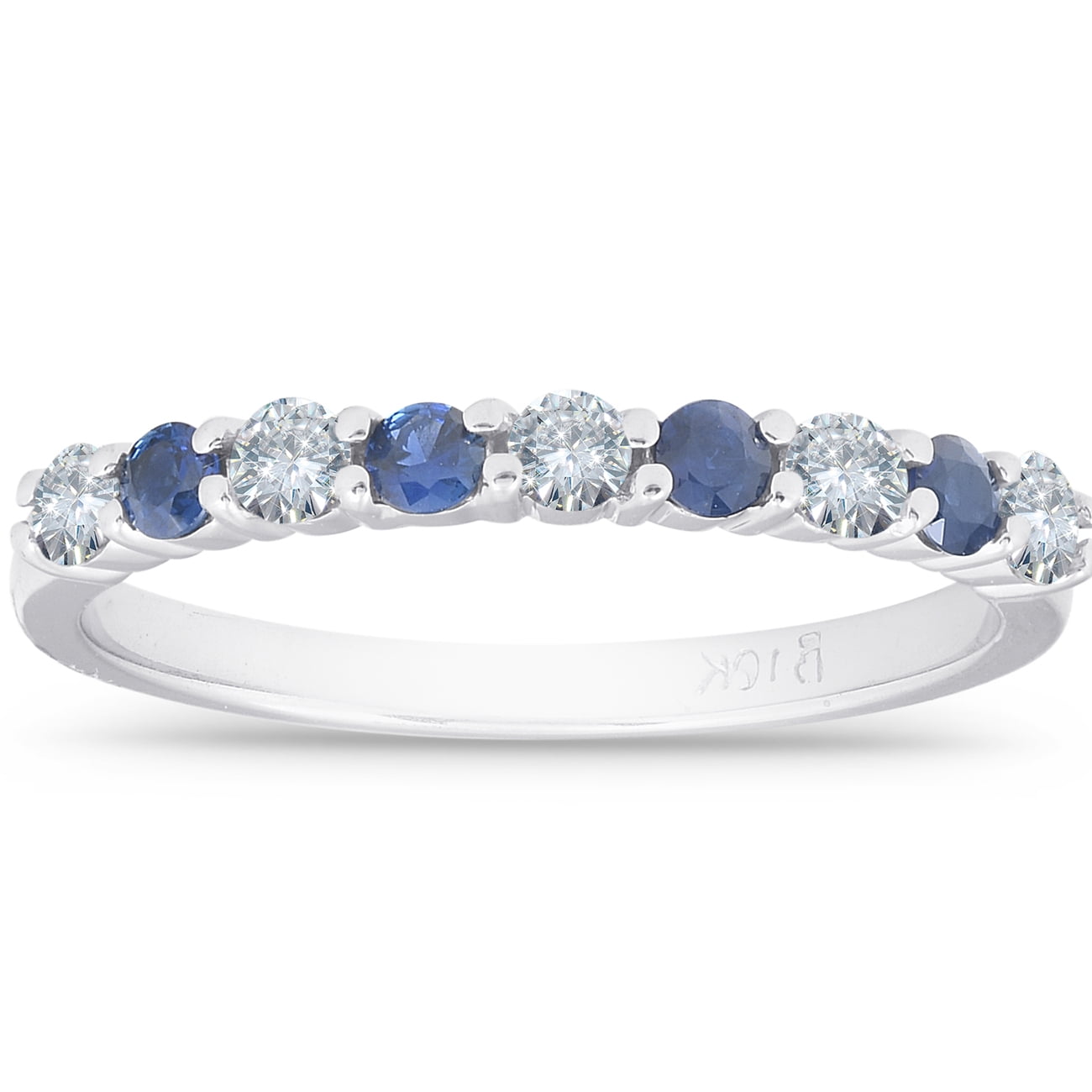 Click here for Pompeii3 1/2ct Blue Sapphire & Diamond Wedding Rin... prices