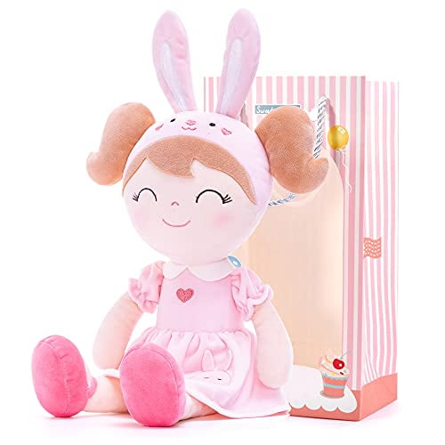 Gloveleya Soft Doll Baby Doll Girl Gifts Plush Bunny Dolls 14" with ...