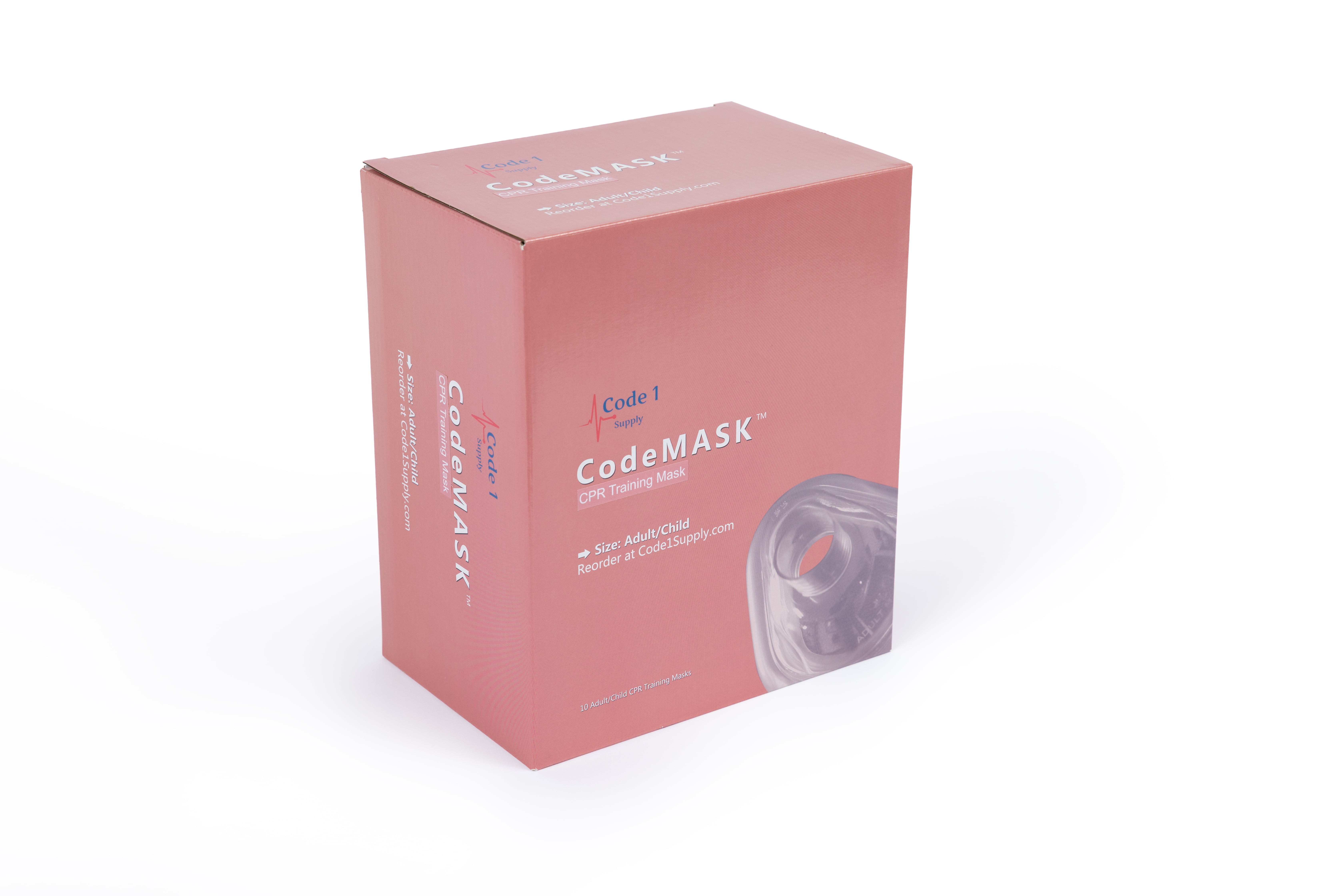 CodeMASK CPR Training Mask Adult/Child- 10/Box - Walmart.com