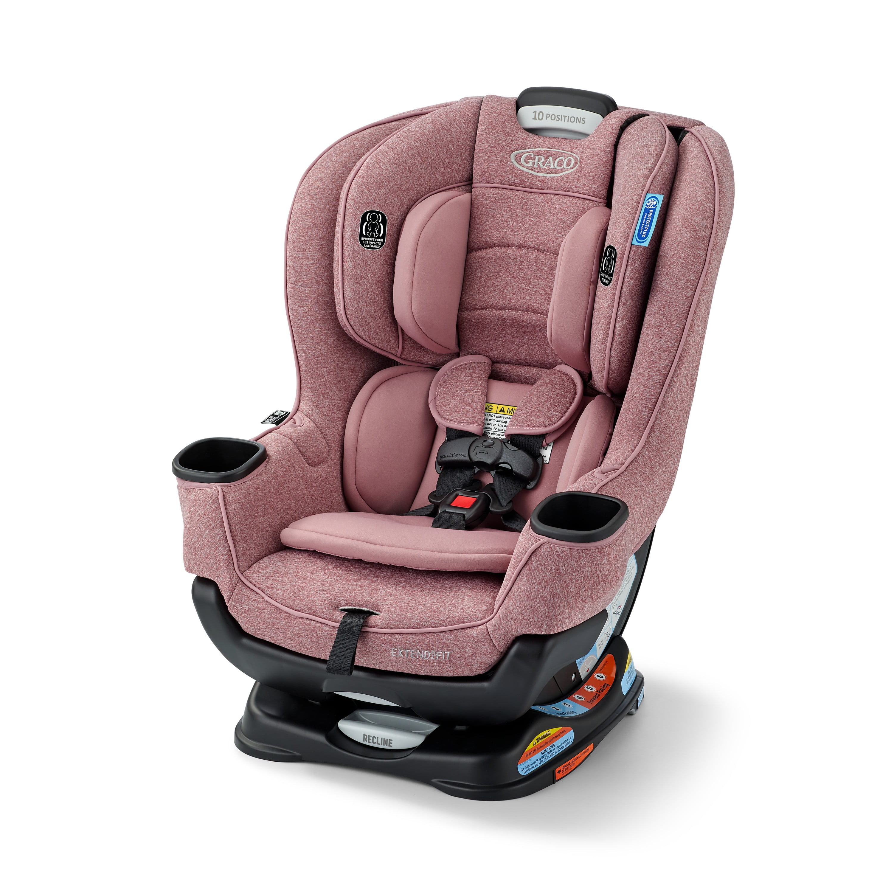 Graco Extend2Fit 2-in-1 Convertible Car Seat, 1.8-30 kg (4-65 lb), Forward & Rear-Facing, Talia ...
