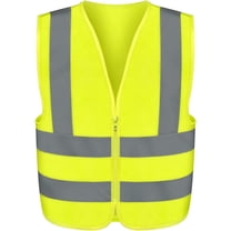 NEIKO Safety Vest, High Visibility Vest with Reflective Strips, Neon ...