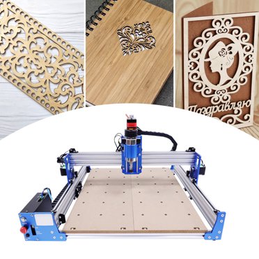 FoxAlien CNC Router Machine Vasto, 3-Axis Linear Rails and Bearings ...