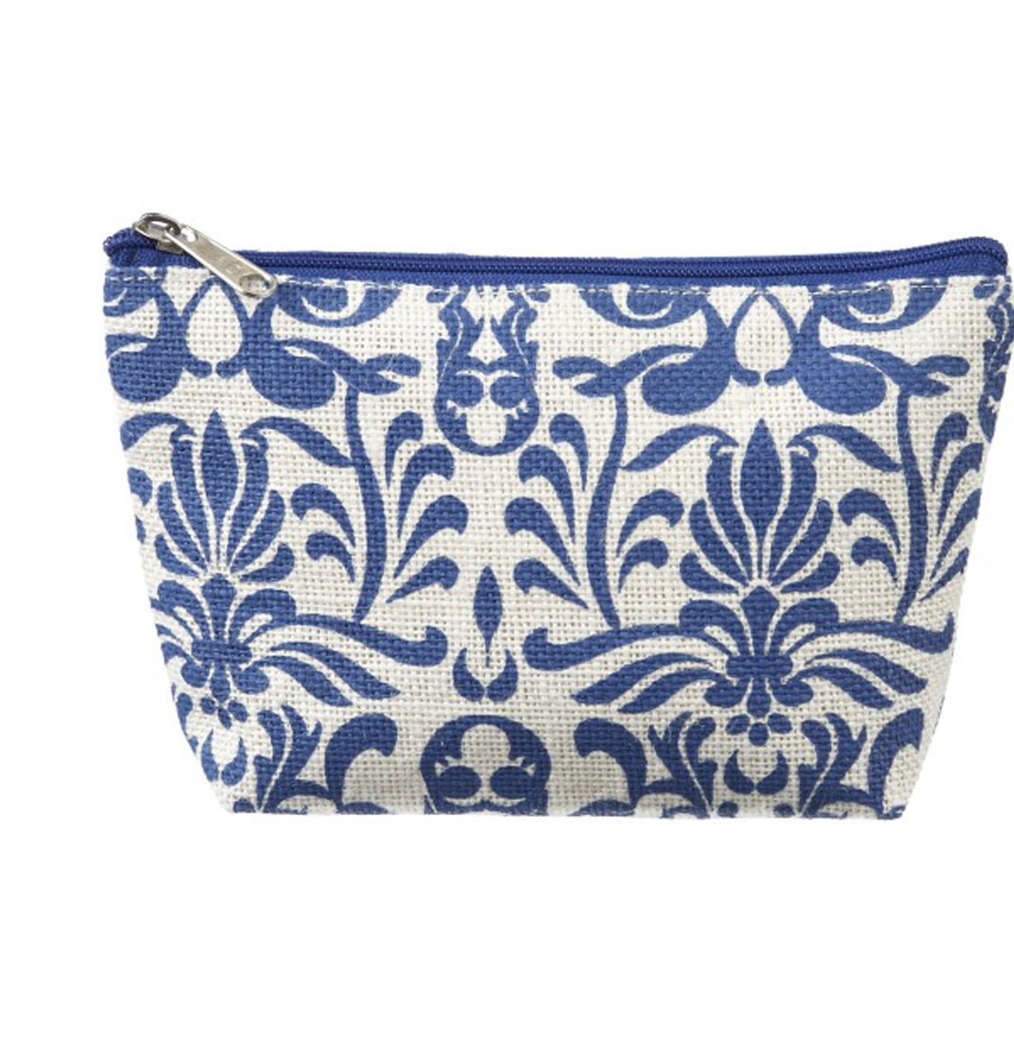Style 101 Ornate Pattern Design Blue and White Colored Coin Purse - By ...