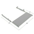 Keyboard Tray Kit - Under-Mount, Steel Construction, Slide Out Keyboard ...