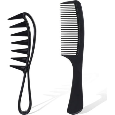 2Pcs Portable Self-Standing Comb, Self-Standing Hair Comb with Weighted ...