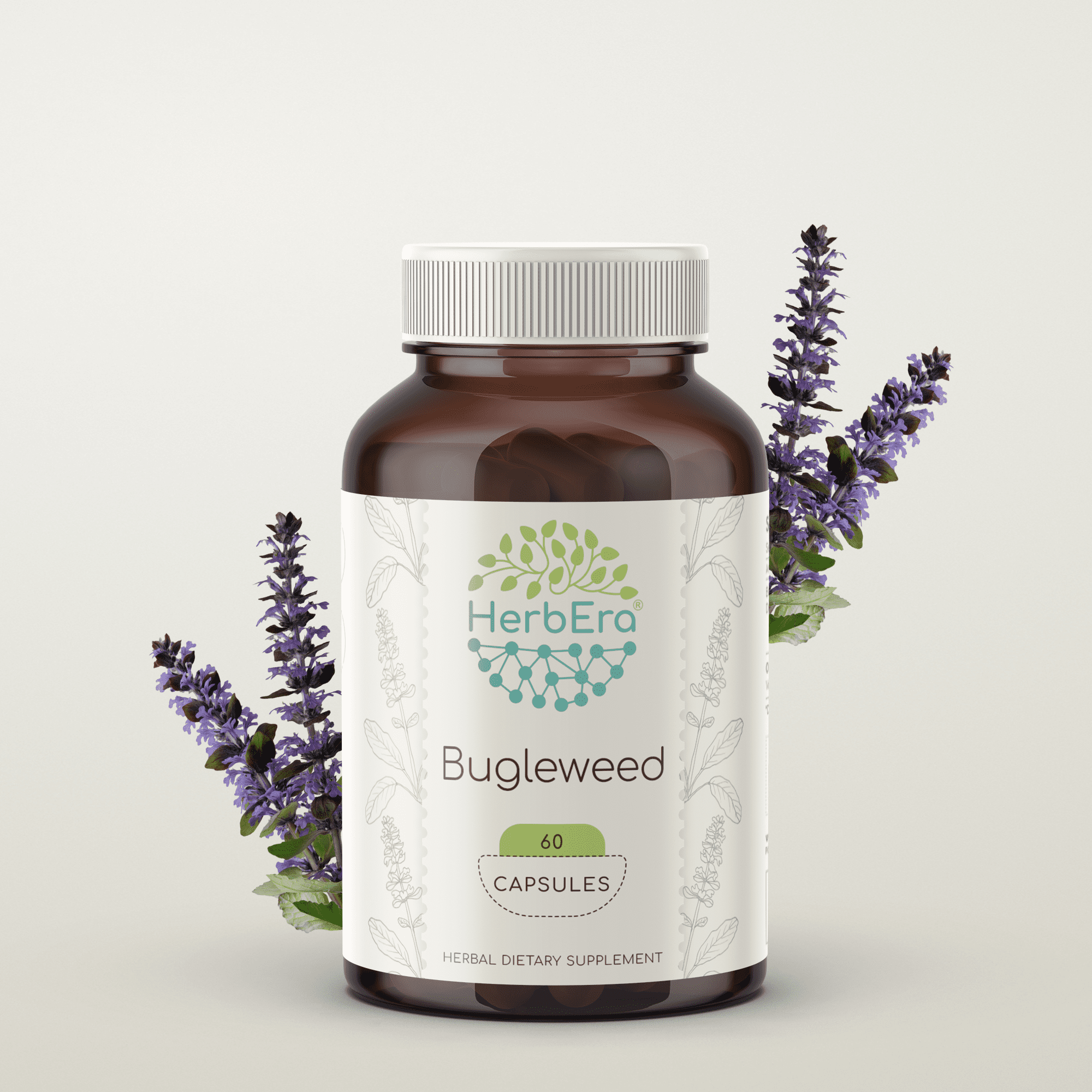 Bugleweed 60 Capsules, 400 mg, Organic Bugleweed (Lycopus Virginicus ...