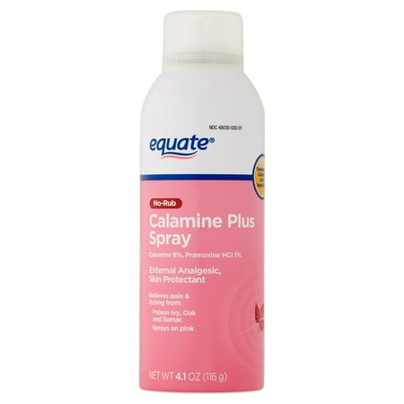 Equate No-Rub Calamine Plus Spray, 4.1 oz - Walmart.com