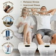 UNIFULL Collapsible Foot Spa Bath with Touch Screen, Massager & Home ...