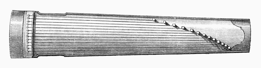 Musical Instrument: Koto. /Na Koto, A Chinese And Japanese Musical ...