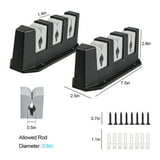 TSV Fishing Rod Holder, Wall Mounted EVA Vertical Fishing Rod Storage ...