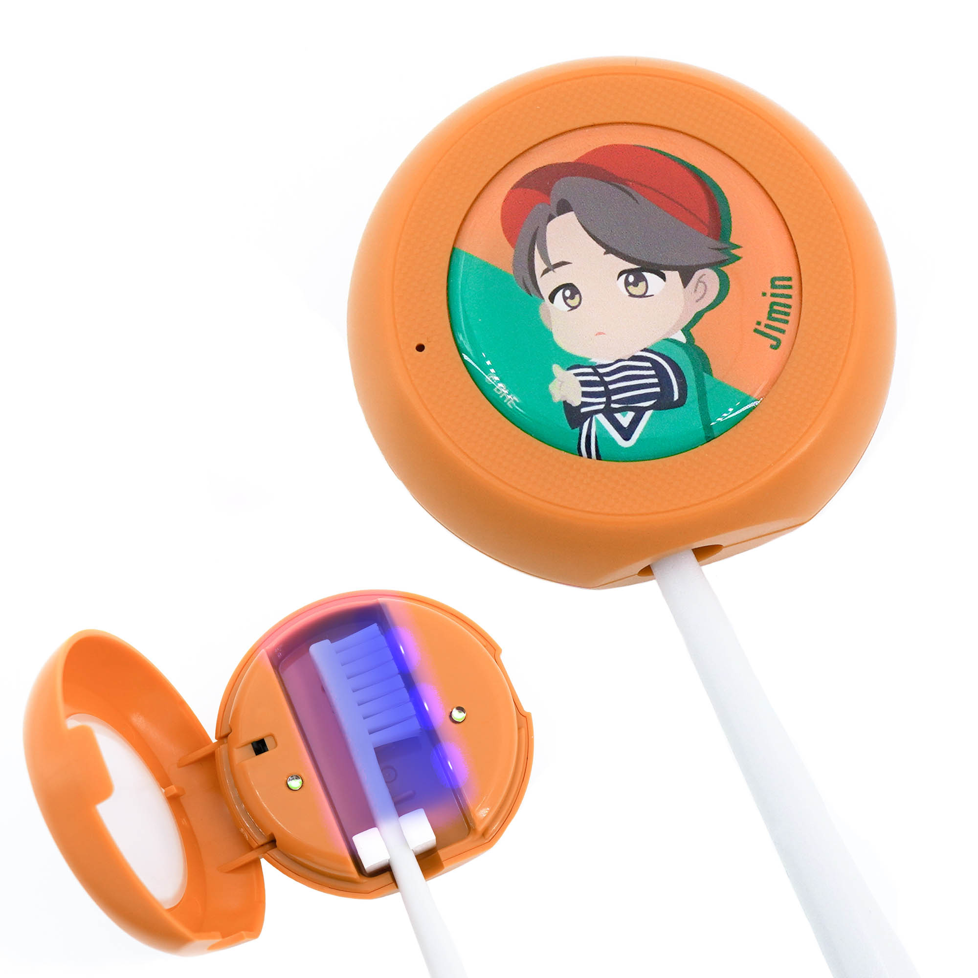 BTS TinyTAN Jimin Toothbrush Sterilizer Pod /UV-C Sterilizer Cover KPOP ...